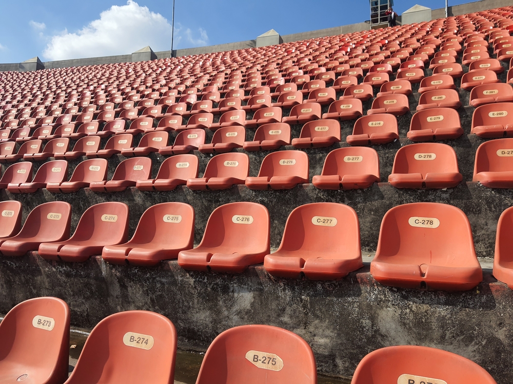 Medidas gradas deportivas | Tipos de instalaciones