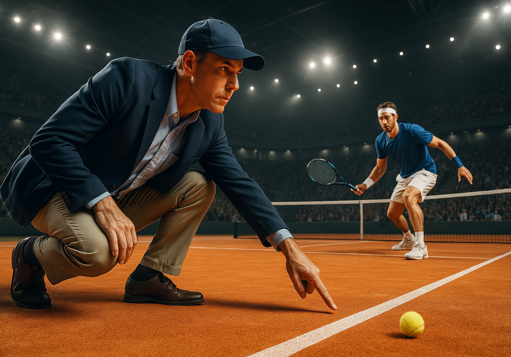Juez de línea en tenis: funciones y reglas